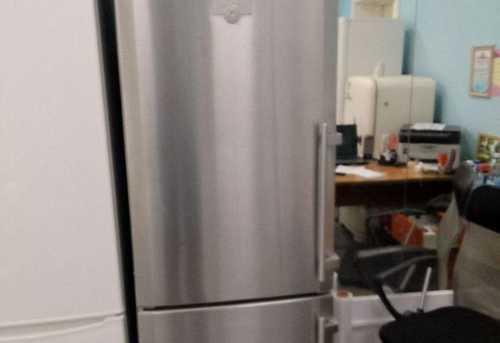 Холодильник liebherr бу 2м стальной цвет