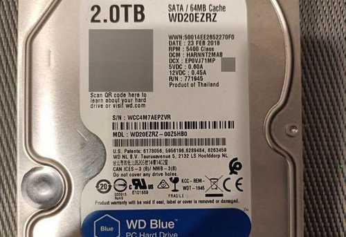 Жесткий диск Wd blue 2TB