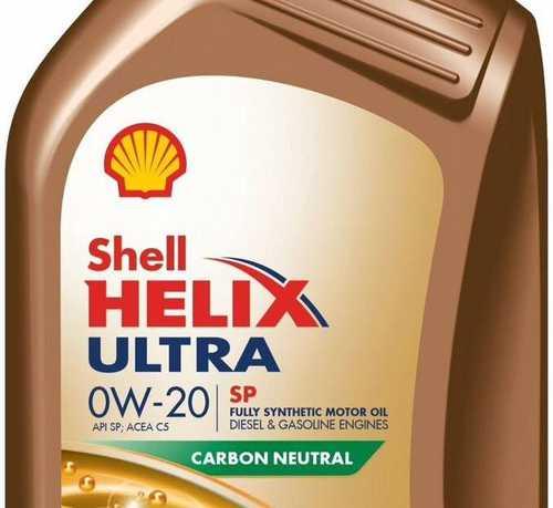 Моторное масло shell Helix Ultra 0W-20 SP, 1 л