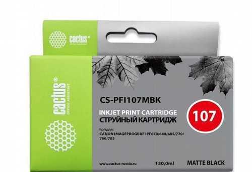 Cactus PFI-107MBk Картридж струйный для Canon IP i