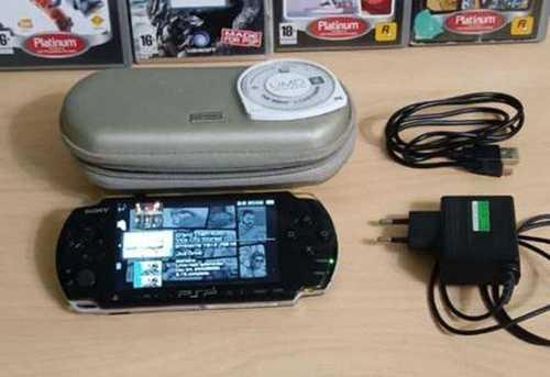 Игровая приставка Sony PSP 3008 с играми
