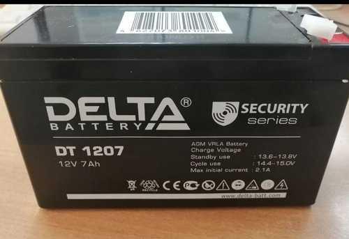 Аккумулятор delta 1207. 12в, 7 Ah