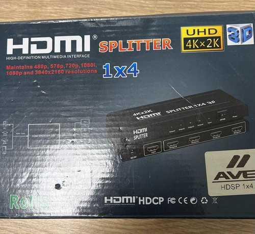 Hdmi splitter 1x4