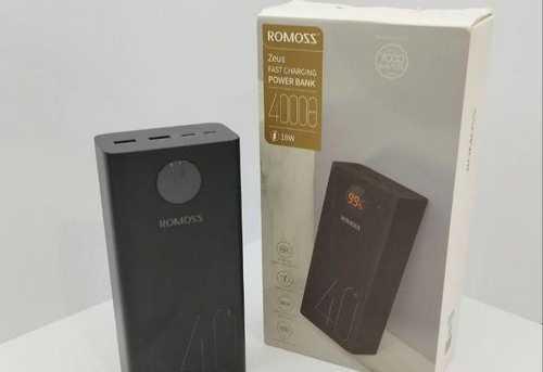 Внешний аккумулятор Romoss PEA40 40000mAh черный