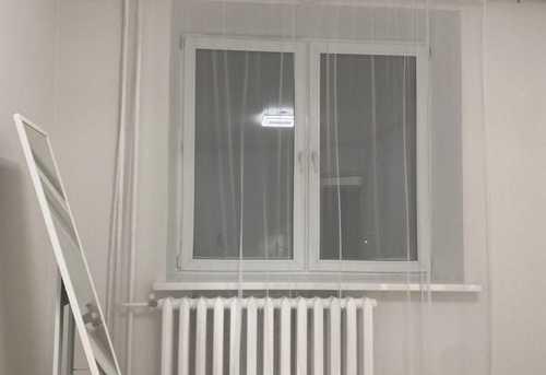 Тюль 300х250 новый белый сетка