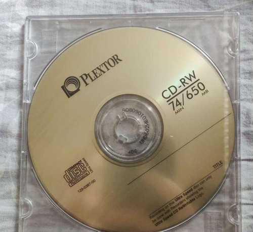 Болванка plextor cd-rw 74min/650mb
