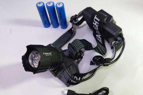 Налобный фонарь X-Balong диод XHP99