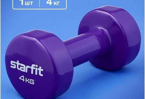 Гантель виниловая starfit DB-101 4 кг