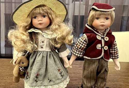 Пара коллекционных кукол Remeco