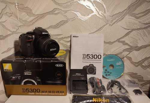 Nikon D5300 18-55mm AF-P Kit (пробег 5тыс) Идеал
