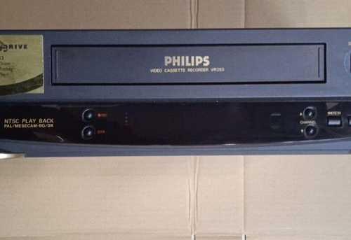 Видео плеер кассетный philips VR-253