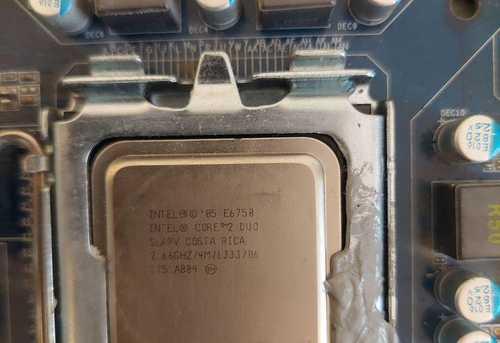 Мат. Плата GA-P41, проц. Intel E6750, кулер