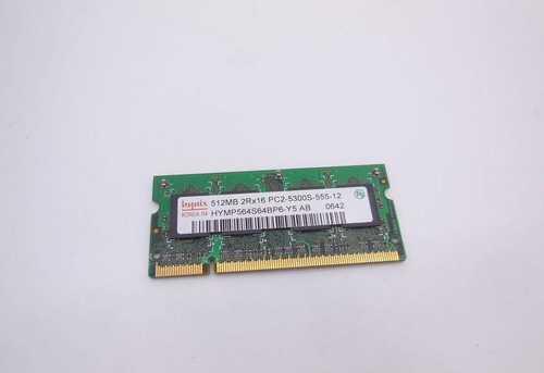 Модуль памяти SO-dimm Hynix 512 мб DDR2 667 мгц so