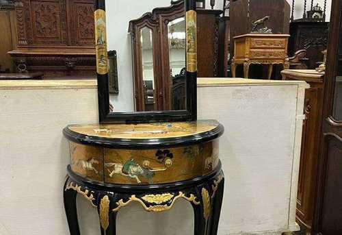Столик консольный с зеркалом Шинуазри