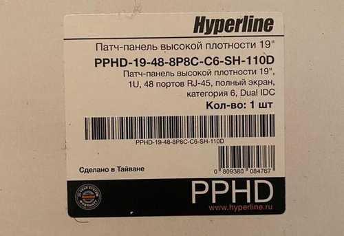 Hyperline pphd-19-48-8P8C-C6-SH-110D Патч-панель