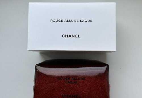 Chanel косметичка красная бестящая