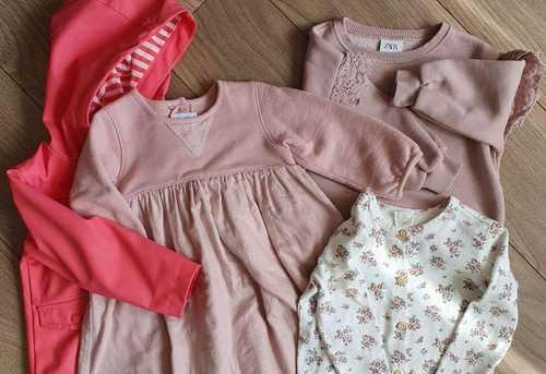 Вещи пакетом на девочку 74 80 zara hm