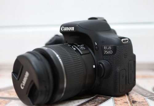 Canon 750D kit 18-55