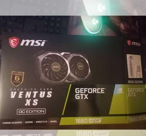 Msi geforce gtx 1660 super ventus xs oc edition