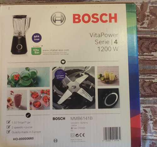 Новый блендер Bosch VitaPower Serie 4 MMB6141B