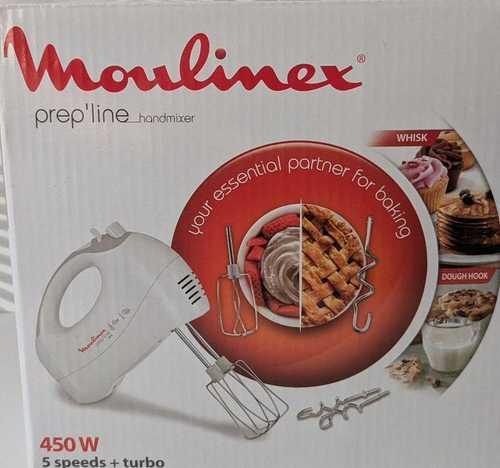 Ручной Миксер Moulinex Prepline HM41013E