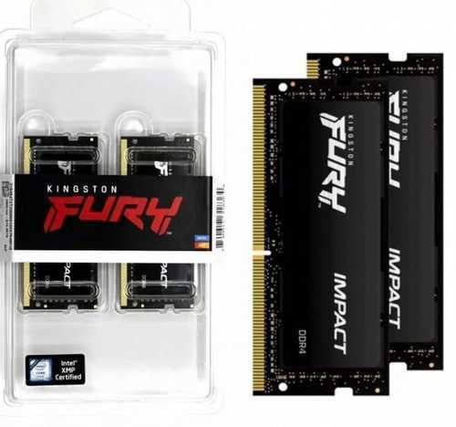 Оперативная память Kingston DDR4 3200 SoDimm fury