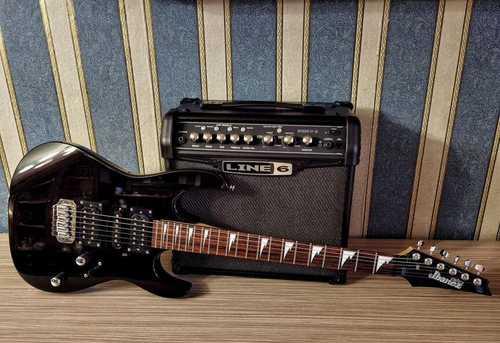 Ibanez GRG170 + Line 6 Spider IV