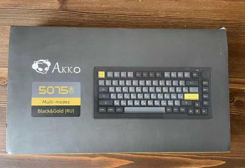 Механическая клавиатура Akko 5075B Plus Black&Gold