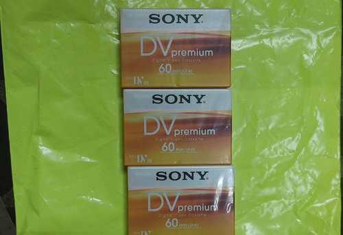 Видеокассета Sony DVpremium miniDV 60 min