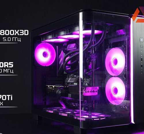 Игровой пк Ryzen 7800X3D, RTX 3070Ti, DDR5 32GB