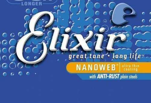 Струны для электрогитары Elixir 12052 NanoWeb