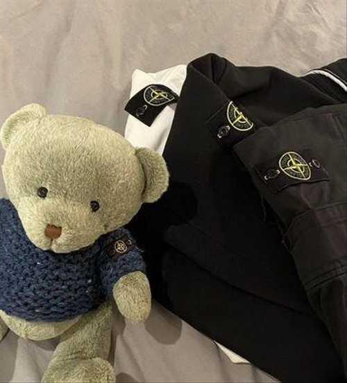 Плюшевый мишка с патчем Stone Island