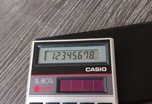 Калькулятор Casio SL-807a