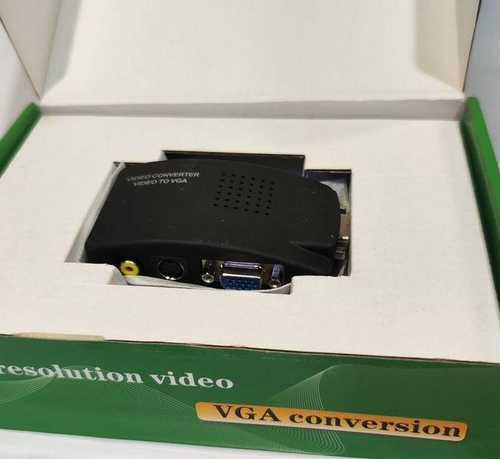 Конвертер palmexx RCA-Video S-Video to VGA