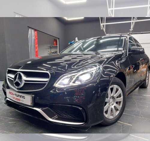 Полный обвес на Mercedes E-Class W212 стиль 63 AMG