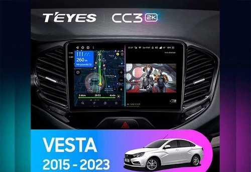 Магнитола Android Teyes CC3 2K для Лада Веста