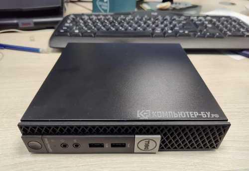 Неттоп dell i3-6100t, 16gb, ssd wifi