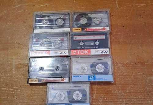 Аудиокассеты tdk,konica,sony,raks