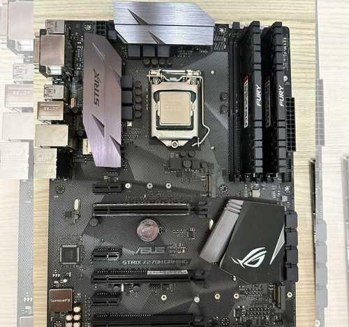 Комплект Asus z270h, i7 6700k, 16 gb ddr4