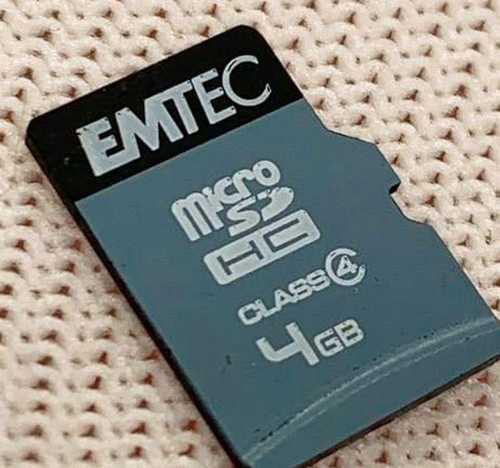 Emtec Micro SD HC 2 GB. Карта памяти. Оригинал