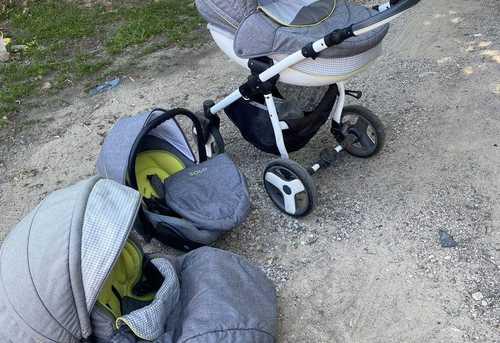 Коляска 3 в 1 Rudis solo