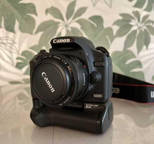 Фотоаппарат Canon EOS 500d+обьективы/фоторюкзак