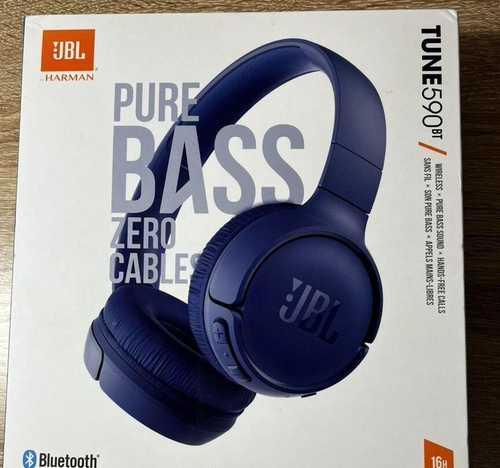 Беспроводные наушники jbl tune 590вт синие