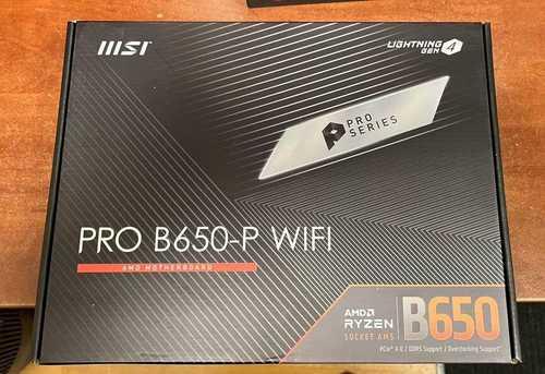 Материнская плата MSI PRO B650-P WiFi AM5 ATX
