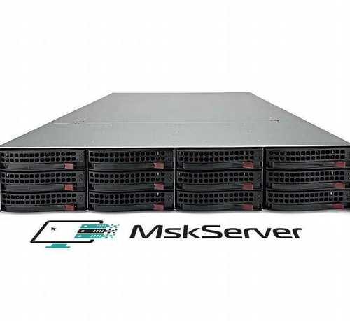 Сервер Supermicro 6028R-E1CR12T 2xE5-2689 v4 256Gb