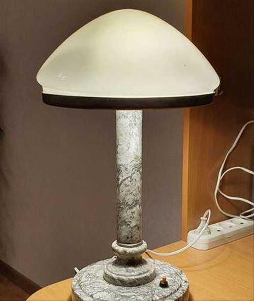 Настольная лампа мрамор СССР