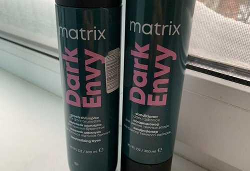 Шампунь и кондиционер matrix для темных волос
