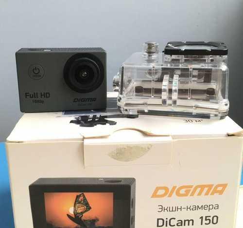 Экшн камера Digma DiCam 150