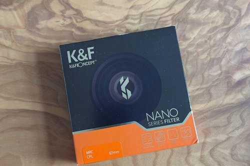 K&F Nano MRC PL поляризационный фильтр 67мм