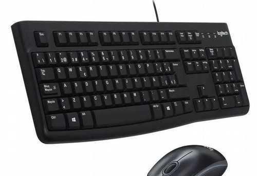 Logitech проводной набор Desktop MK120 RUS черный